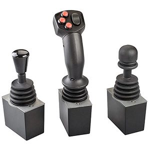 Hand Controlled Joysticks - Curtiss Wright - APEM - Control Devices TH