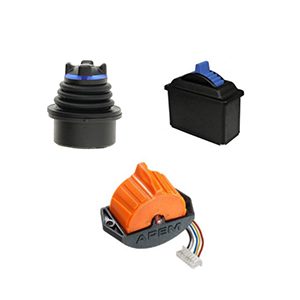 Proportional Thumb Controlled -Joysticks - APEM - Control Devices TH