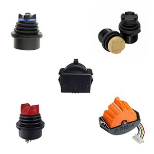 Thumb Control Joysticks Joysticks - APEM - Control Devices TH