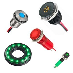 LED Indicators - APEM switches and push buttons - Control Devices TH
